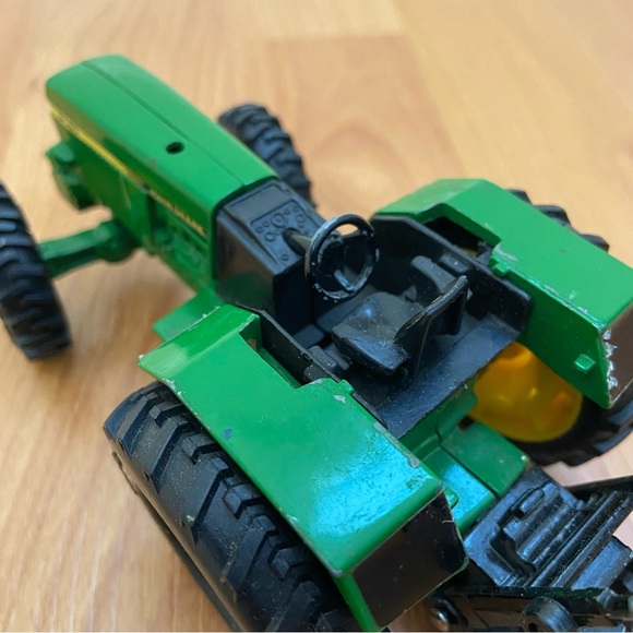 John Deere | Toys | Vintage John Deere Metal 34 Farm Tractor Toy Figure ...